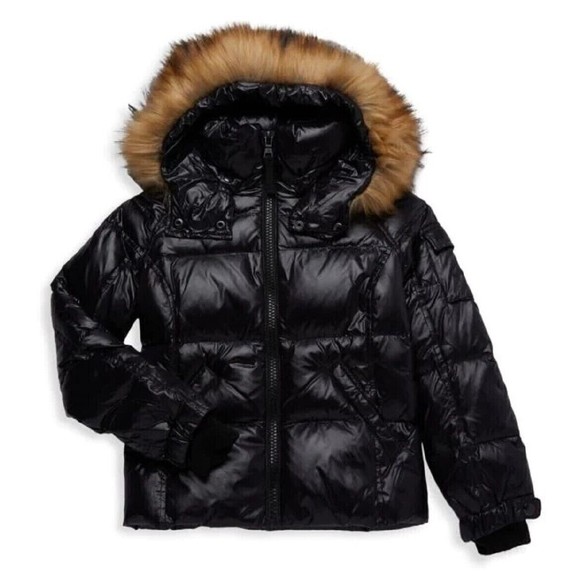 S13 | Jackets & Coats | S3 Womens Allie Jet Natural Puffer Coat Faux ...
